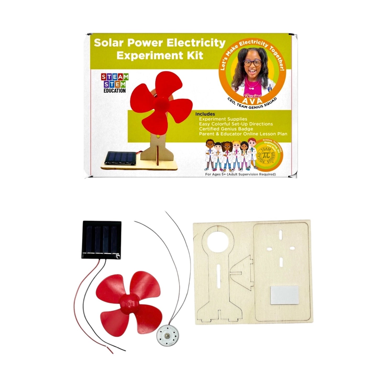 Wide Fan Solar Power Electricity-Stem Electricity Stem Experiment Kit ...